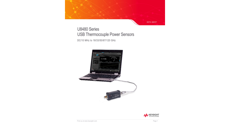 U8489A DC - 120 GHz USB 열전쌍 파워 센서 | Keysight